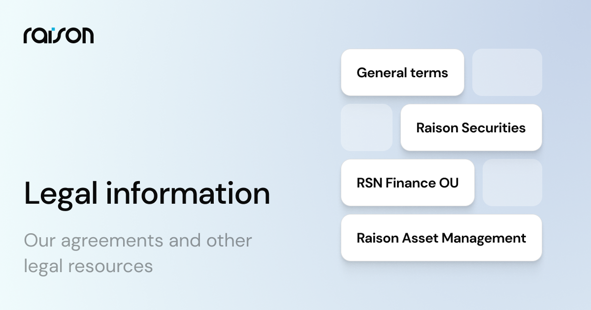 Legal information | Raison